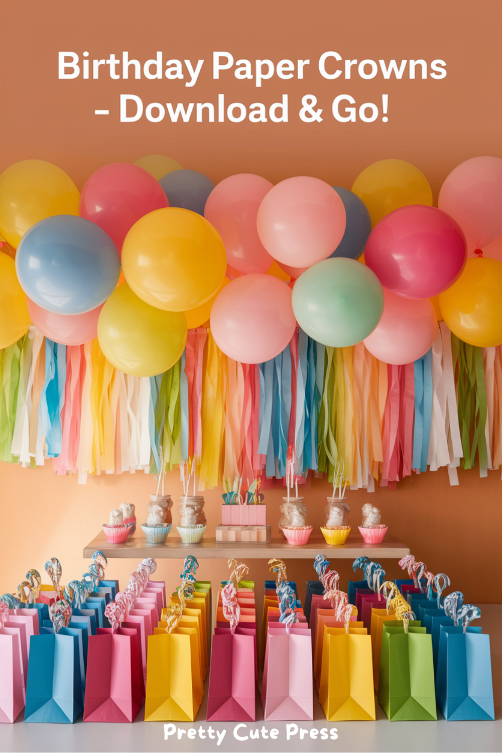 Fun & Easy Craft: Printable Birthday Paper Crown Templates Kids Will ...